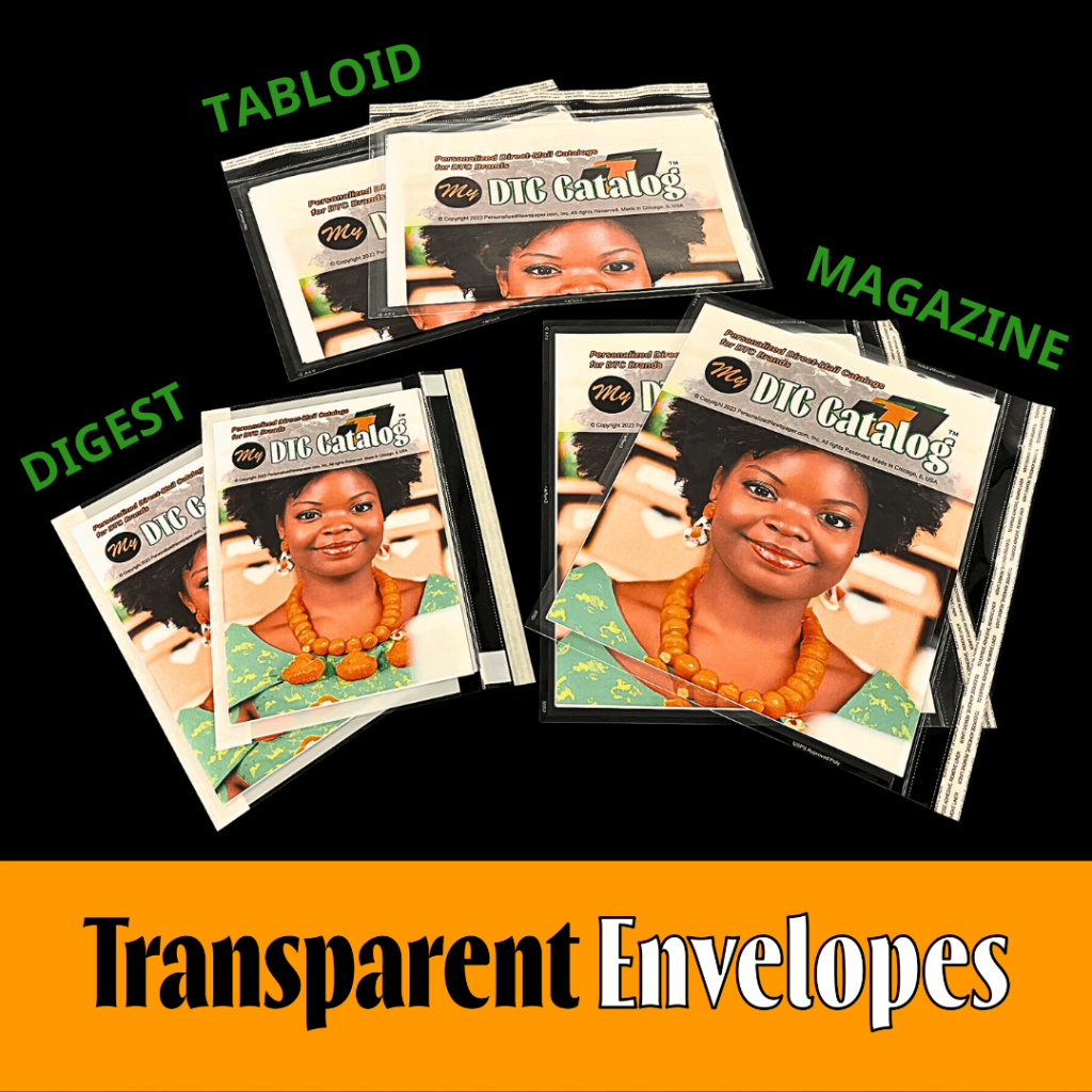 Make a clear impression with our transparent envelopes!